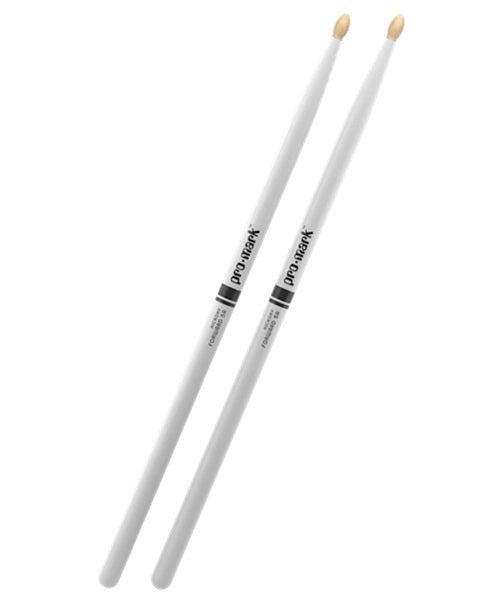 Promark Baquetas Classic TX5AW-WHITE Forward 5A Hickory Blanco Punta d ...